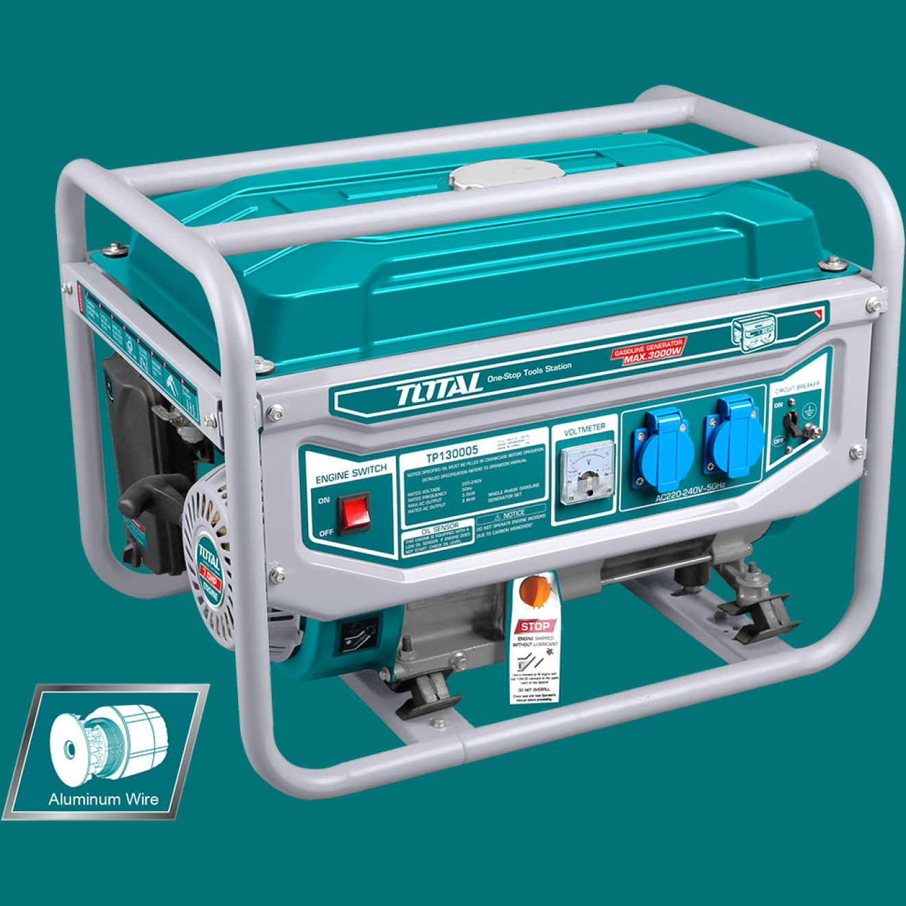3000W GASOLINE GENERATOR – Total Tool Hire Namibia